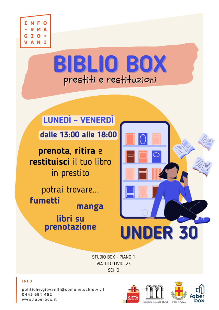 NOVITA' AL FABER BOX: E' IN ARRIVO LA BIBLIO BOX! - Informagiovani Schio