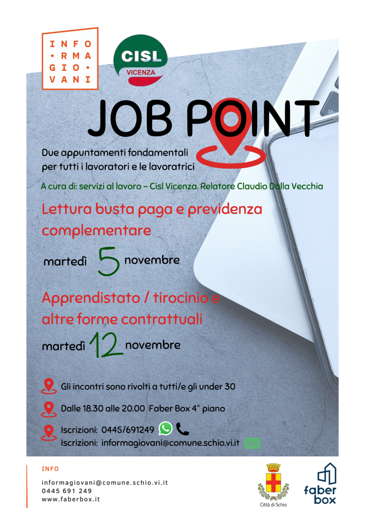JOB POINT - Informagiovani Schio